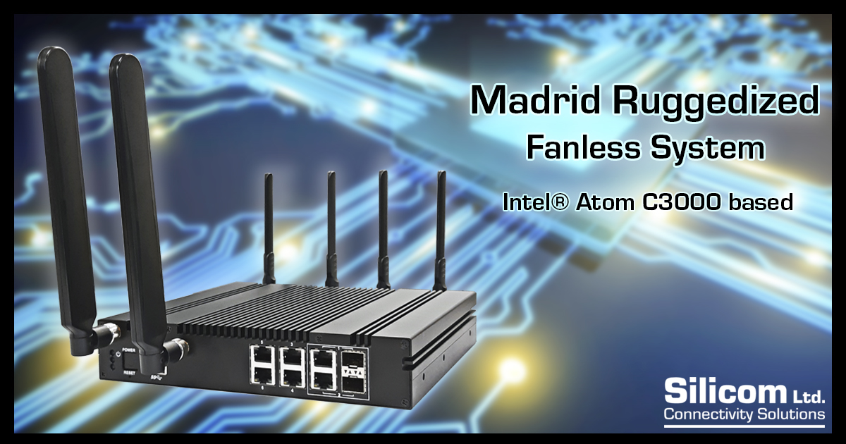 Ruggedized Fanless System uCPE 4G / 5G | Silicom Ltd