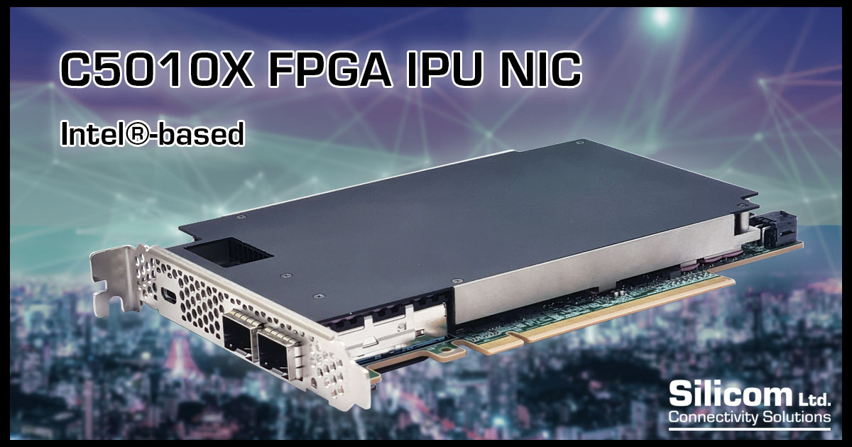C5010X FPGA Intel IPU NIC | Dual port Intel based SFP28 25G Ethernet