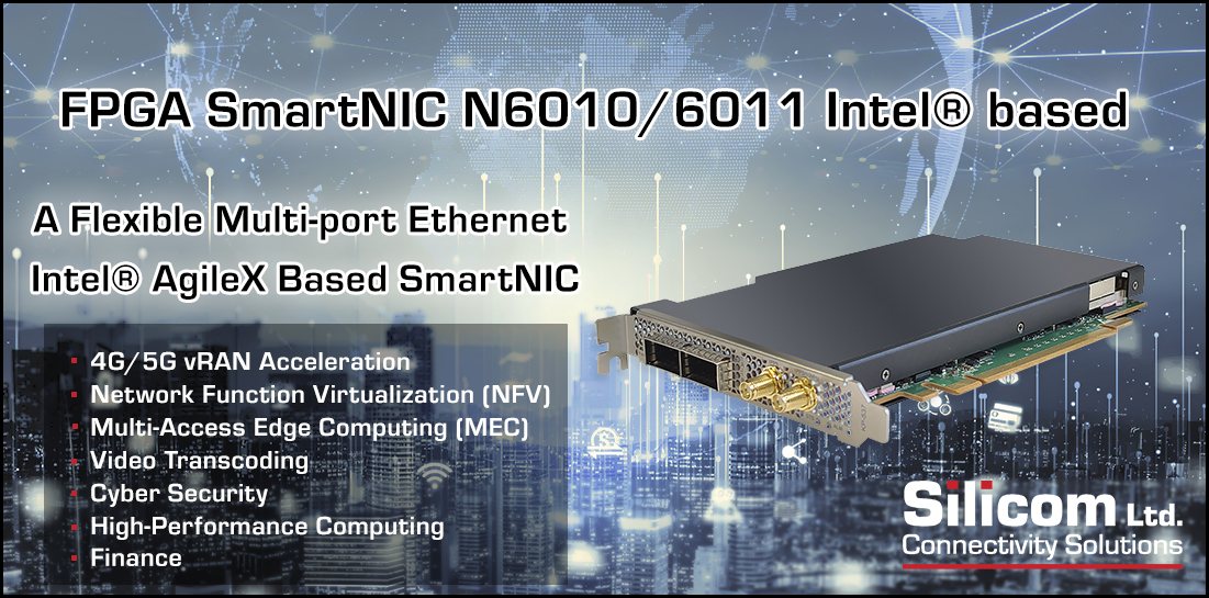 FPGA SmartNIC N6010 Intel® AgileX Based SmartNIC