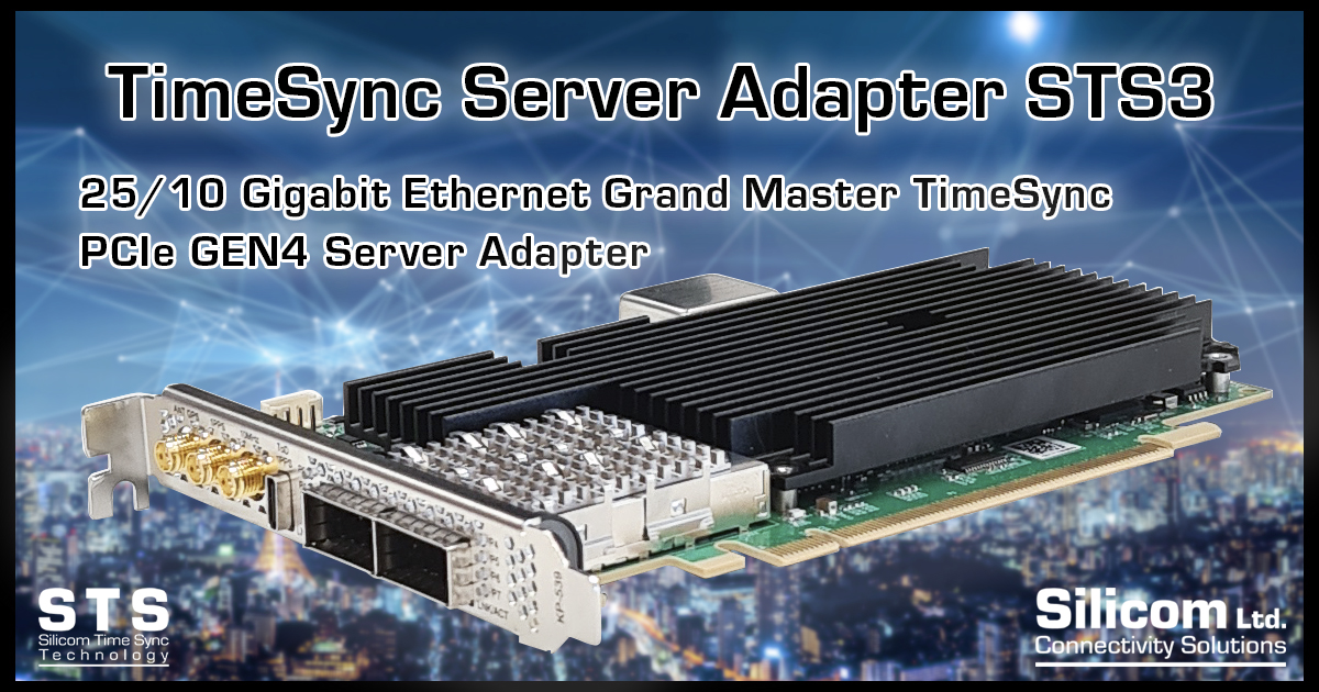 Silicom Ltd Timesync Solution Timing Synchronization