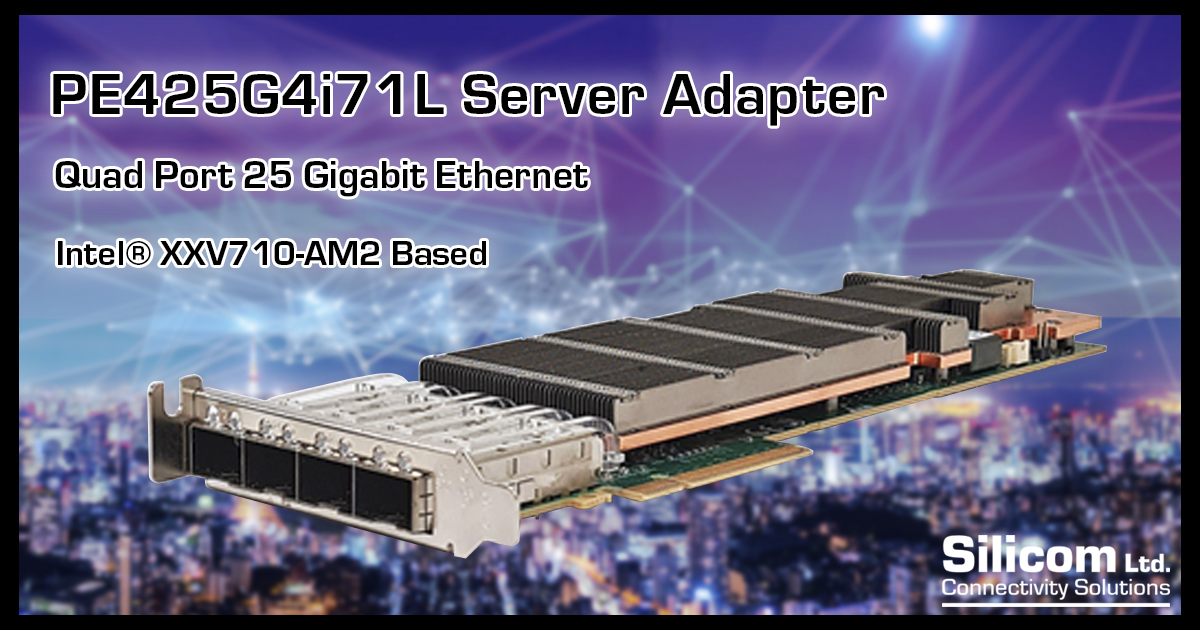 PE425G4i71L 25G Ethernet NIC Intel® XXV710-AM2 Based