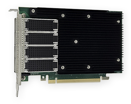 4x100G/16x10G Ethernet PCIe Card Intel® E810-CAM2 Based